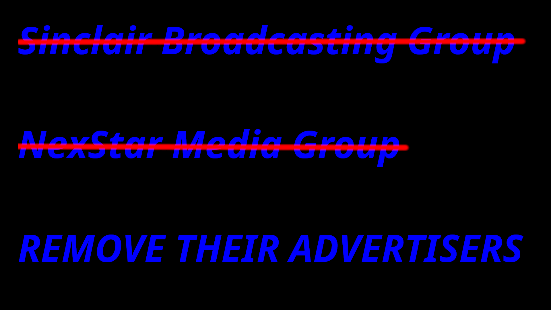 Media partnerships of Sinclair Broadcasting and NexStar Media Group