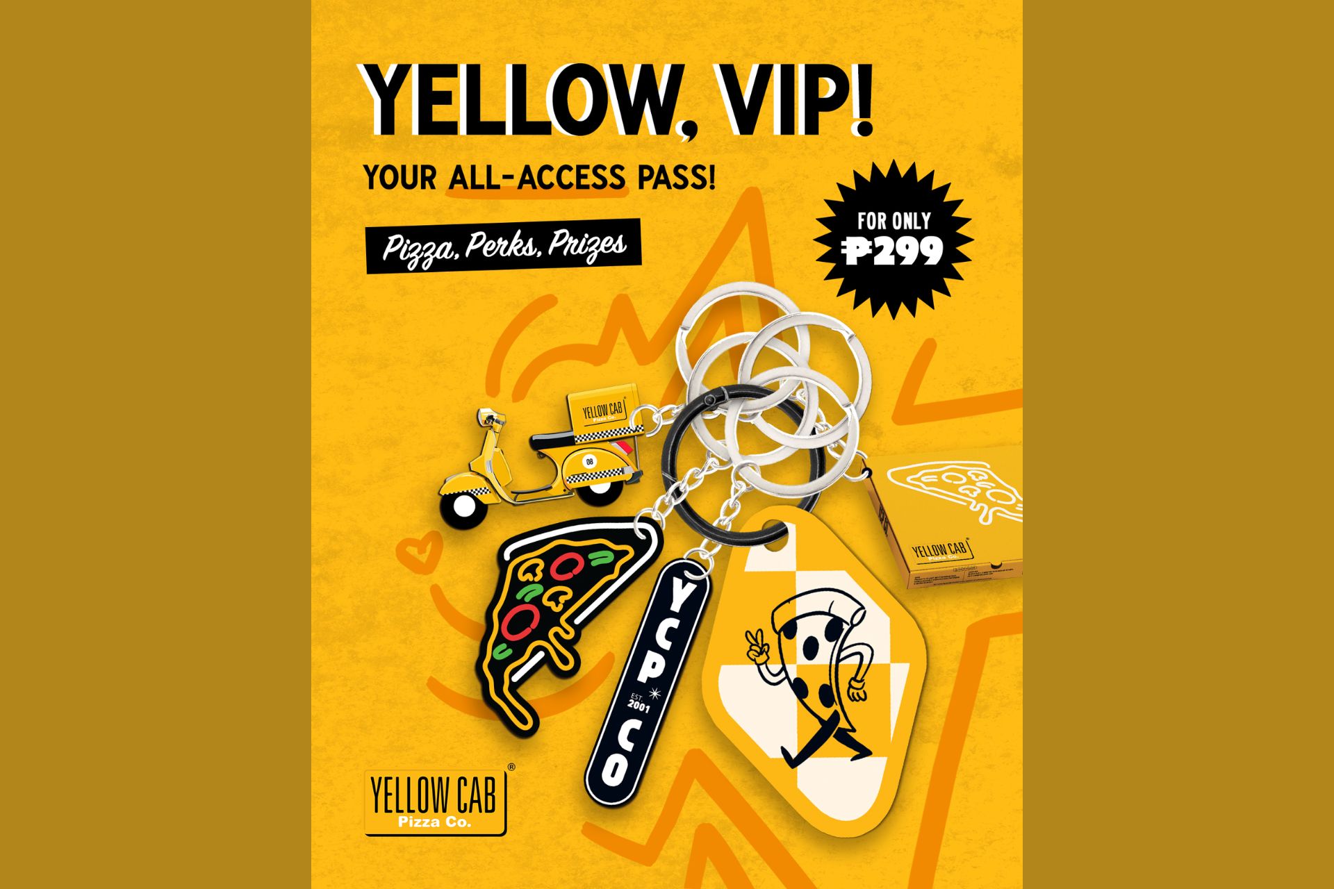 Yellow Cab Pizza launches Yellow Pass for exclusive perks