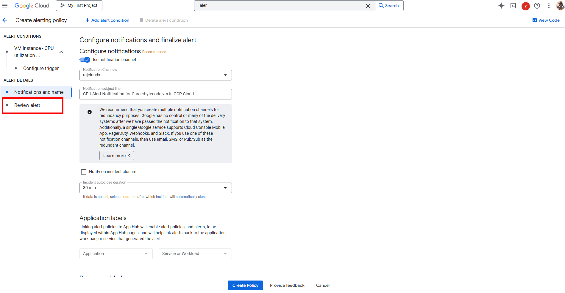 Never Miss a CPU Spike: Set Up Custom Alert Matrix in GCP