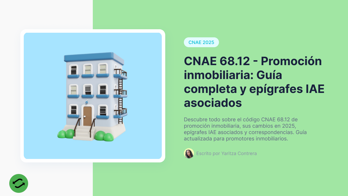 CNAE 68.12 - Promoción inmobiliaria: Guía completa y epígrafes IAE ...