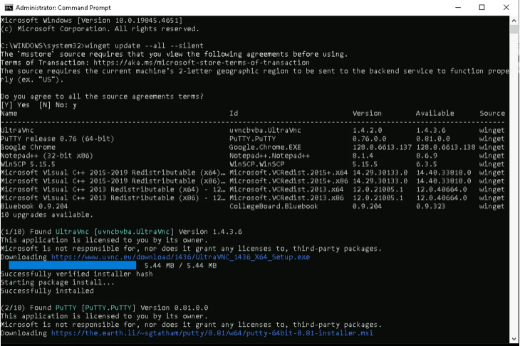 Set it and Forget it: Daily Silent Update of All Your Winget Apps