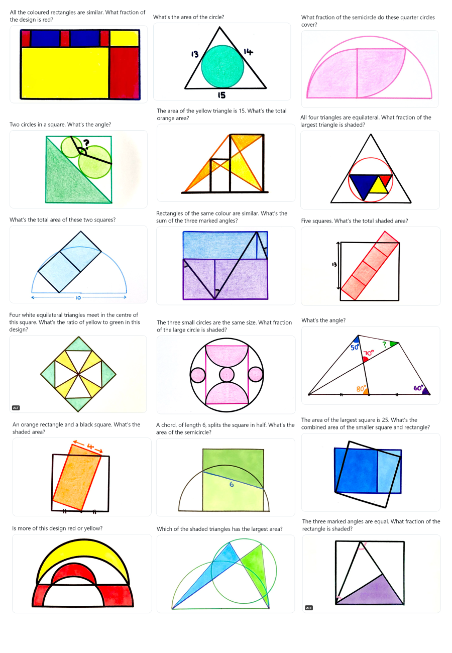 Math Games: The Catriona Agg Geometry Compendium - by BL