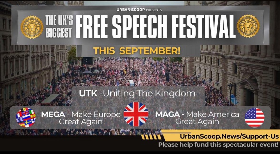 Tommy Robinson announces Brian Tamaki will appear at UK free speech event