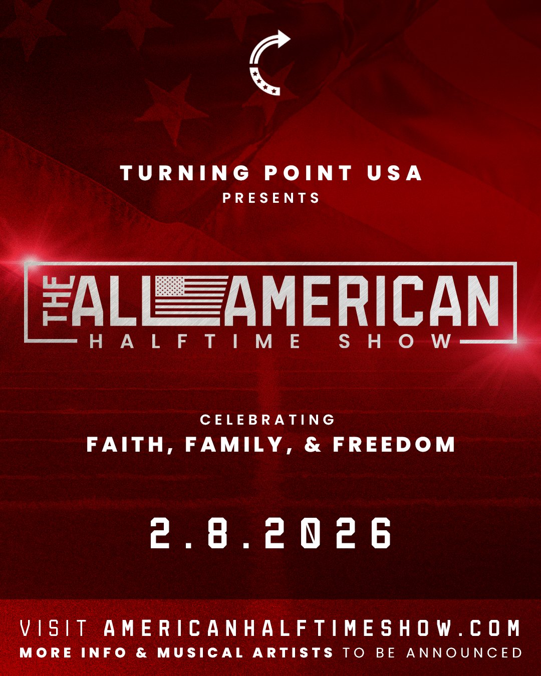 Turning Point USA announces alt Superbowl halftime show, now you don't ...