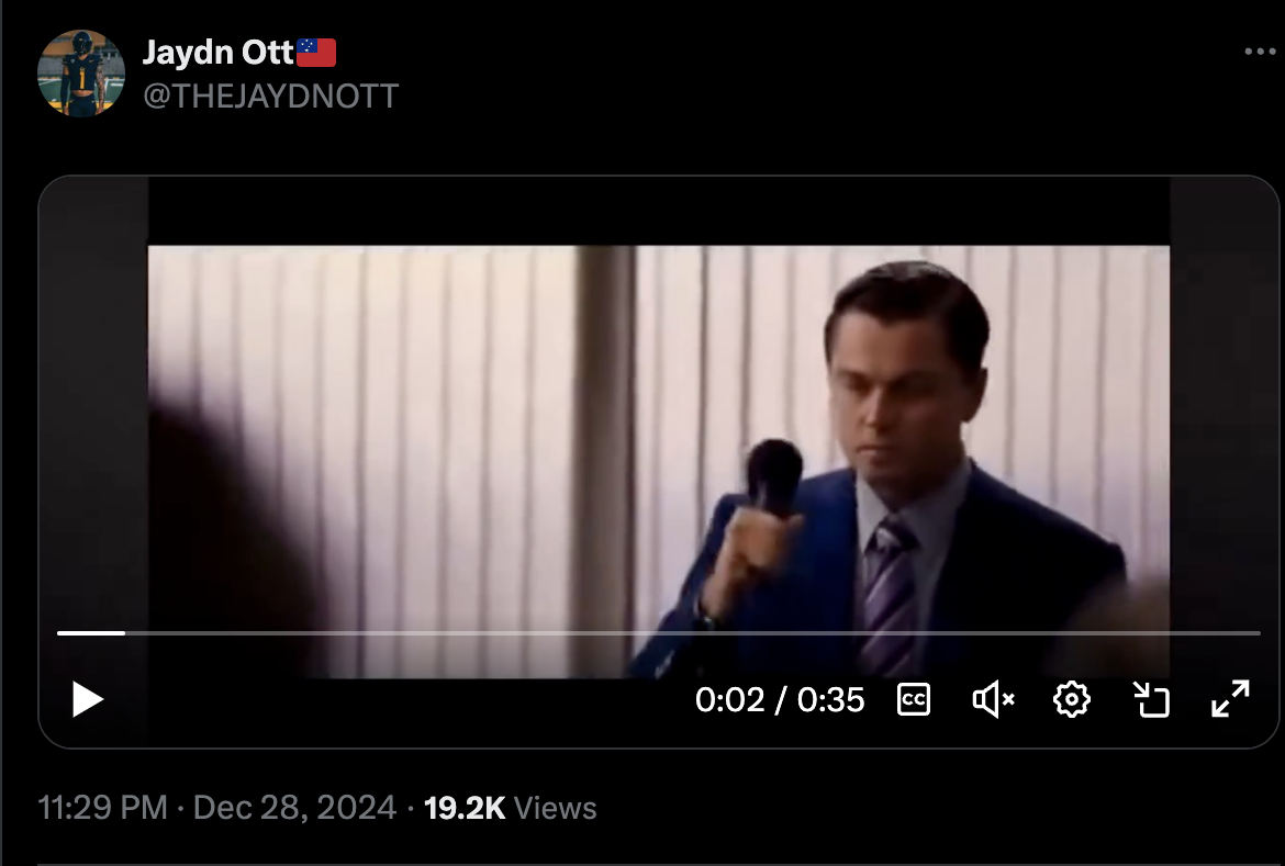 Jaydn Ott announces his return to Cal in 2025