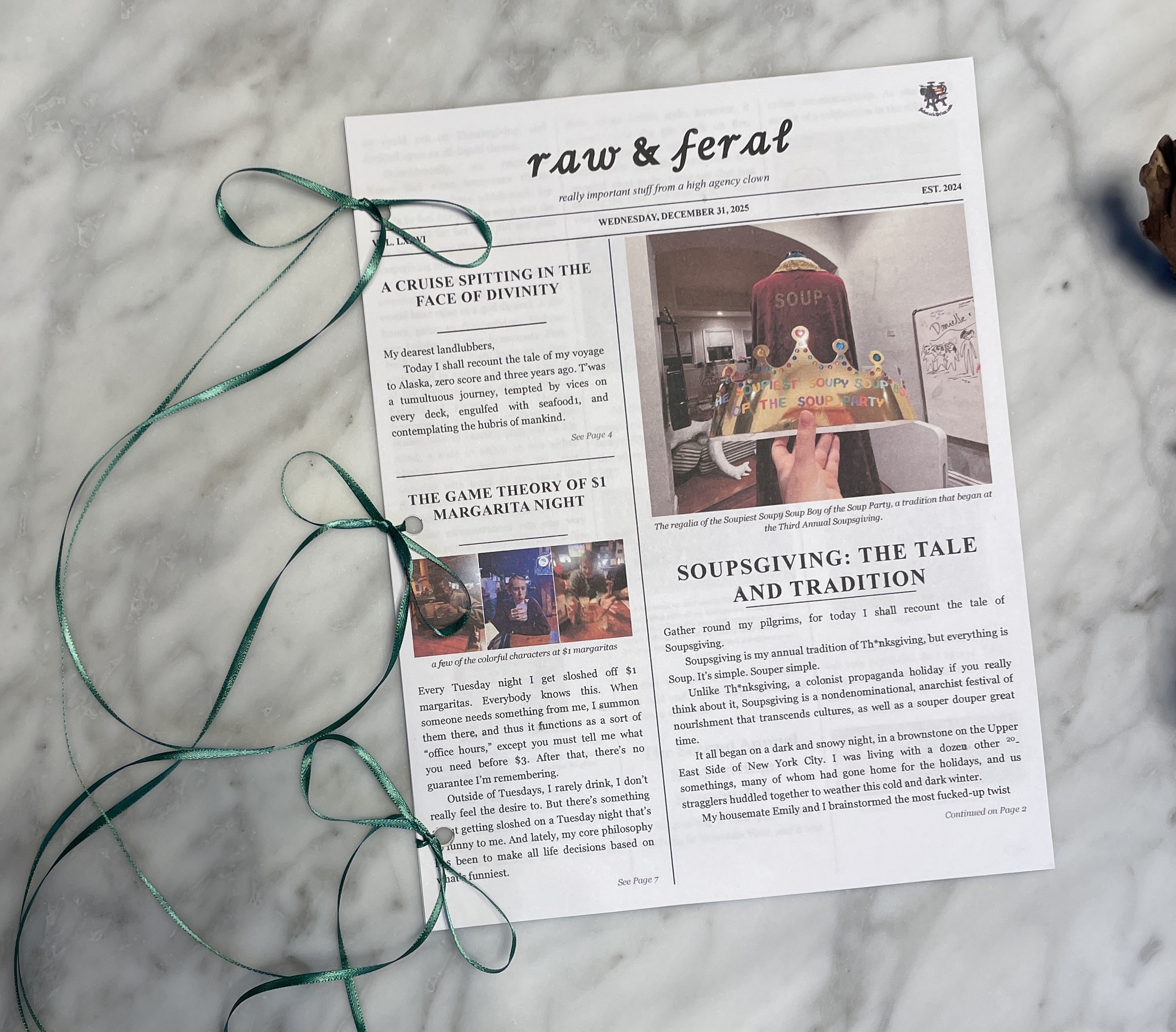 how to turn your favorite substack into a printable newspaper