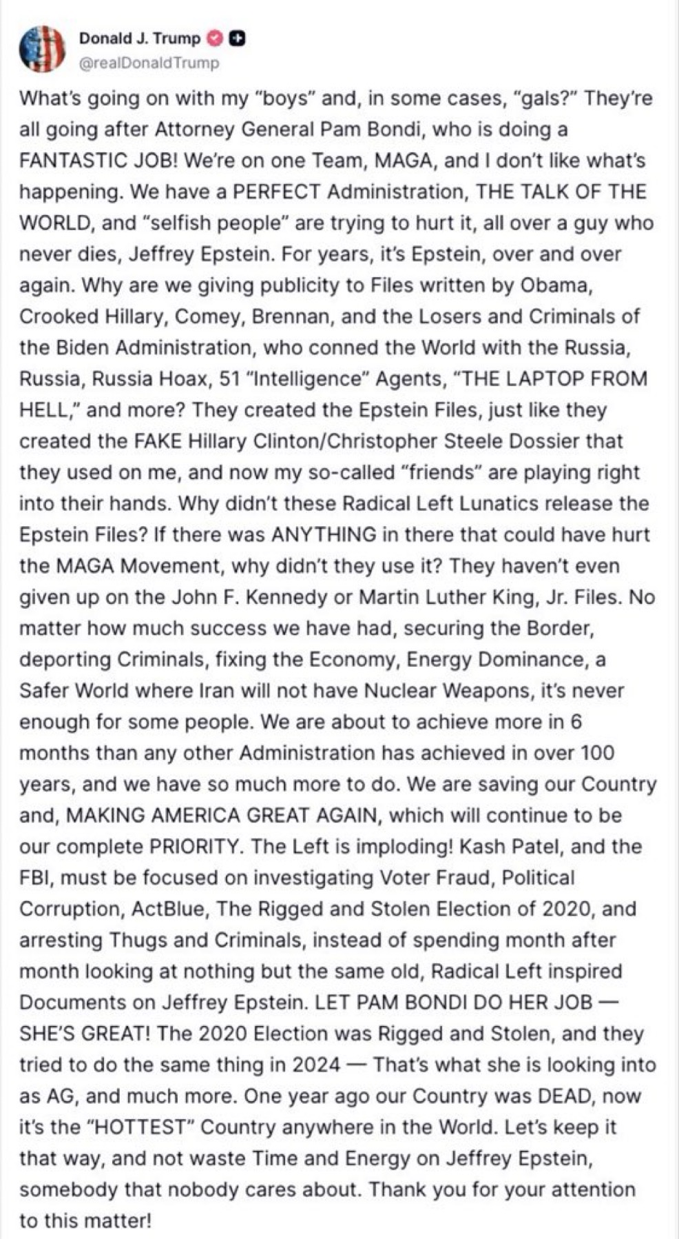 Richard Hanania (@richardhanania): "Trump tells MAGAs to stop talking ...