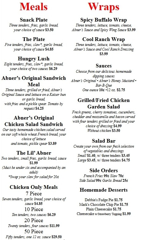 Broken Chain: The History of Abner's Famous Chicken