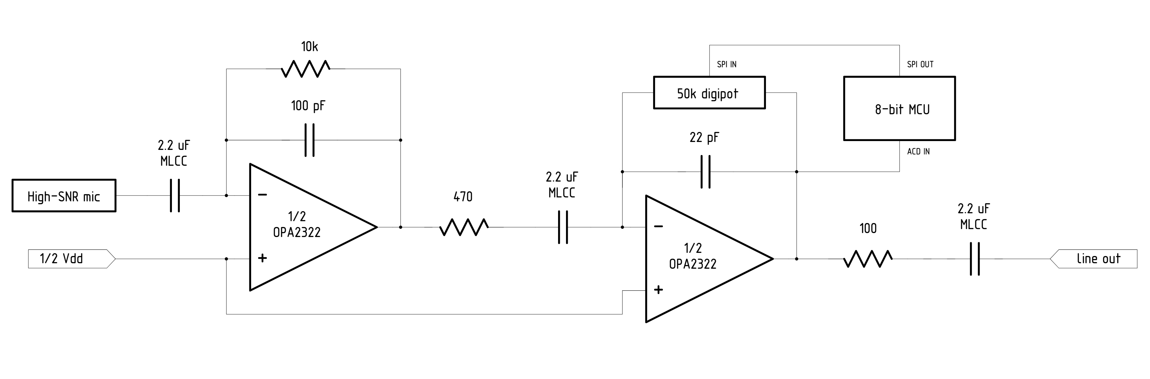Building a decent microphone amplifier - lcamtuf’s thing