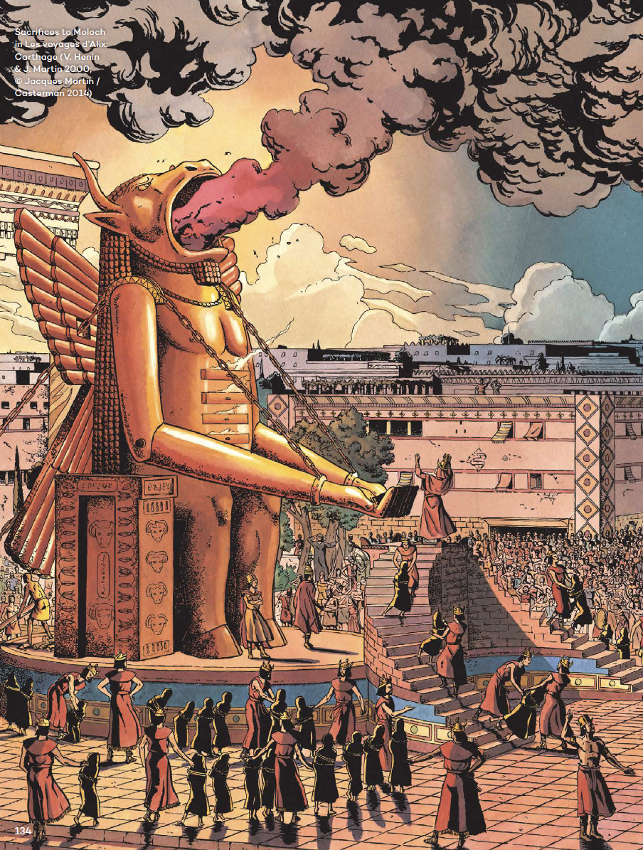 Child sacrifices in Carthage - by Sebastián Panatt