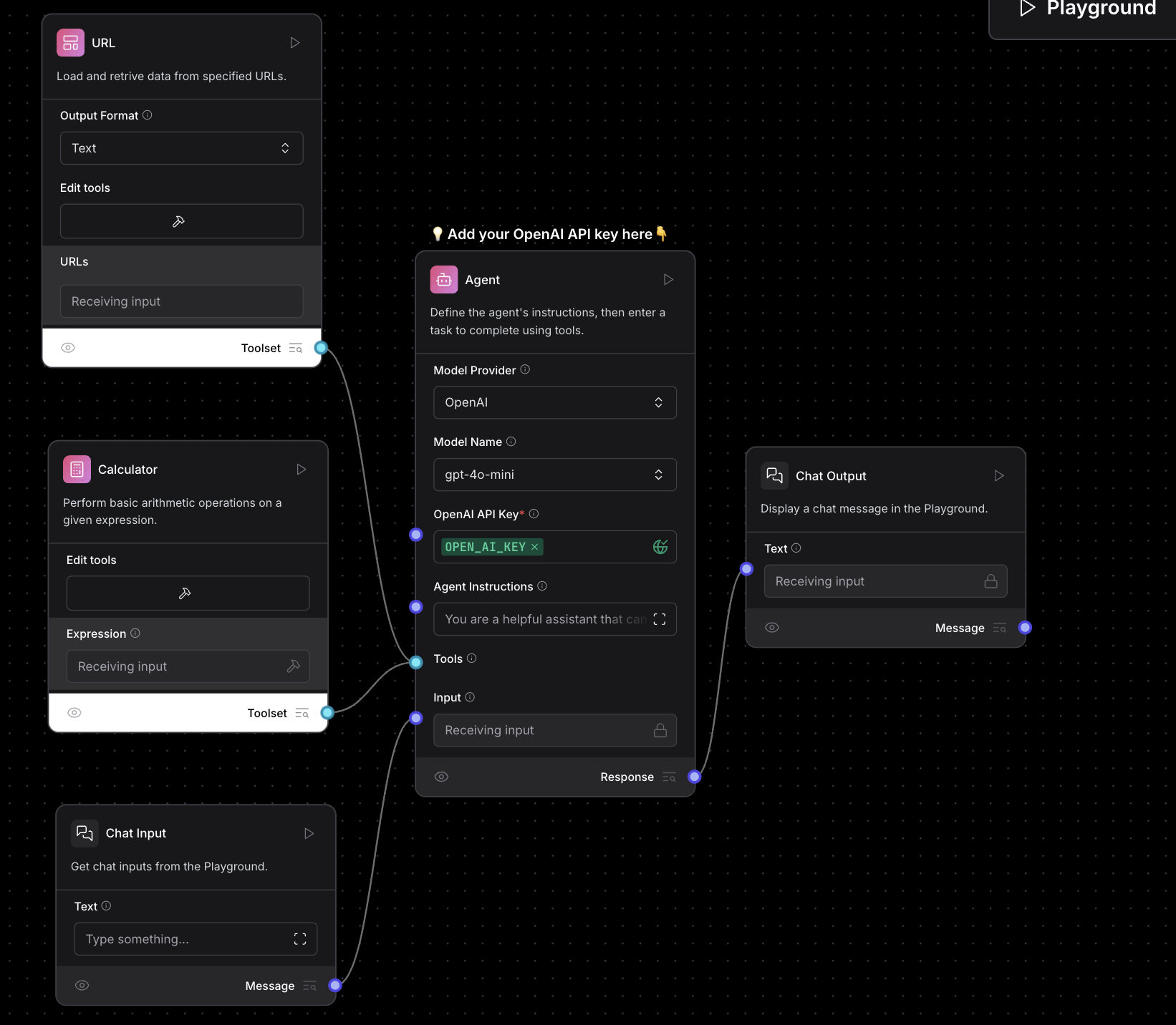 Building an AI Agent with Langflow and RAG