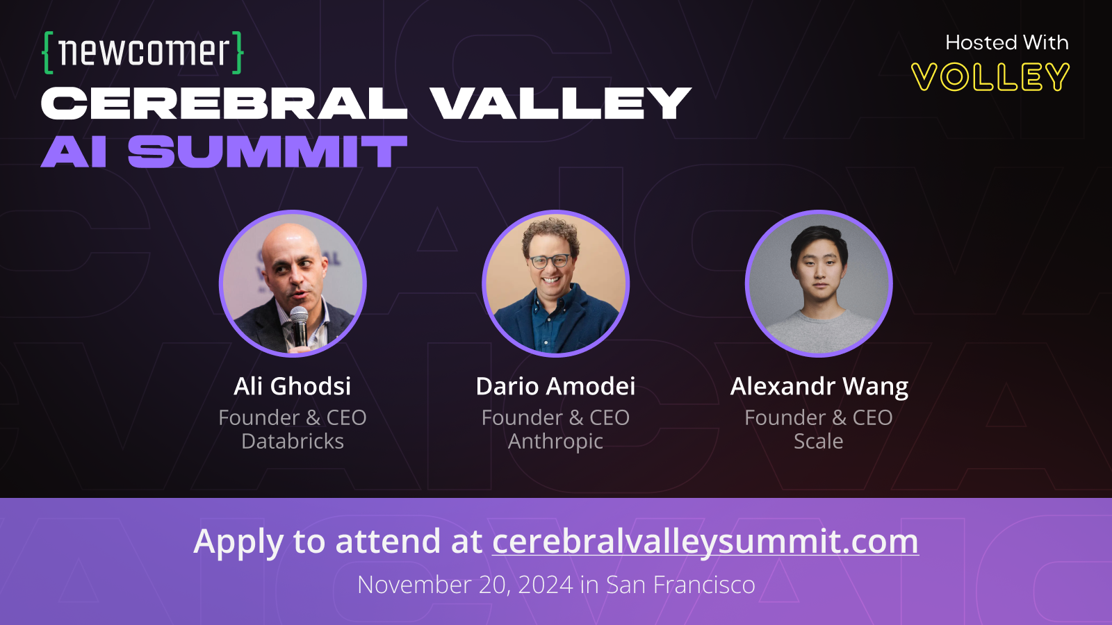 Apply to Attend the Cerebral Valley AI Summit on Nov. 20 in San Francisco