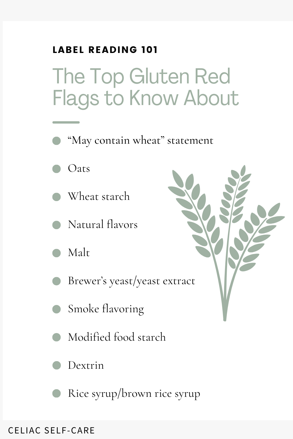 Gluten-Free Label-Reading Guide | Christina Heiser