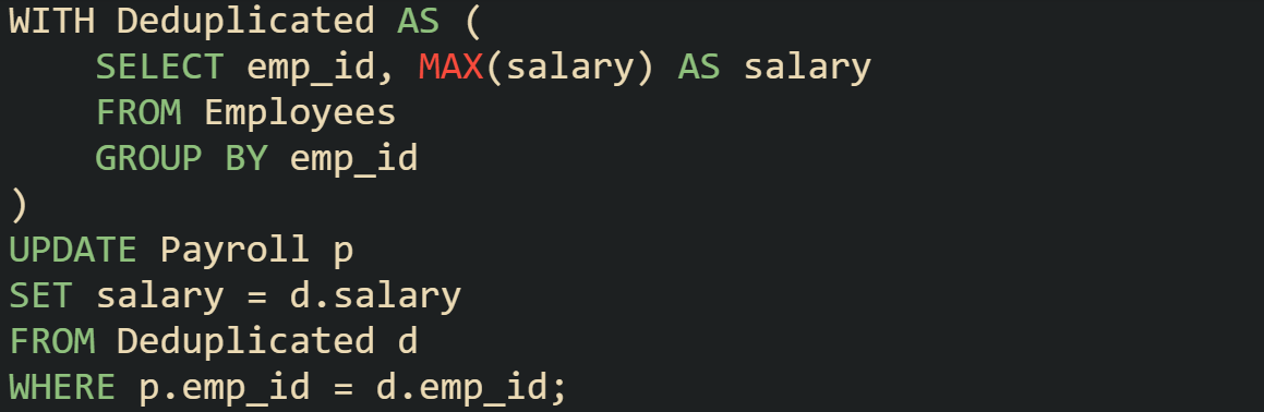 How To Update One Table Using Data From Another In Sql