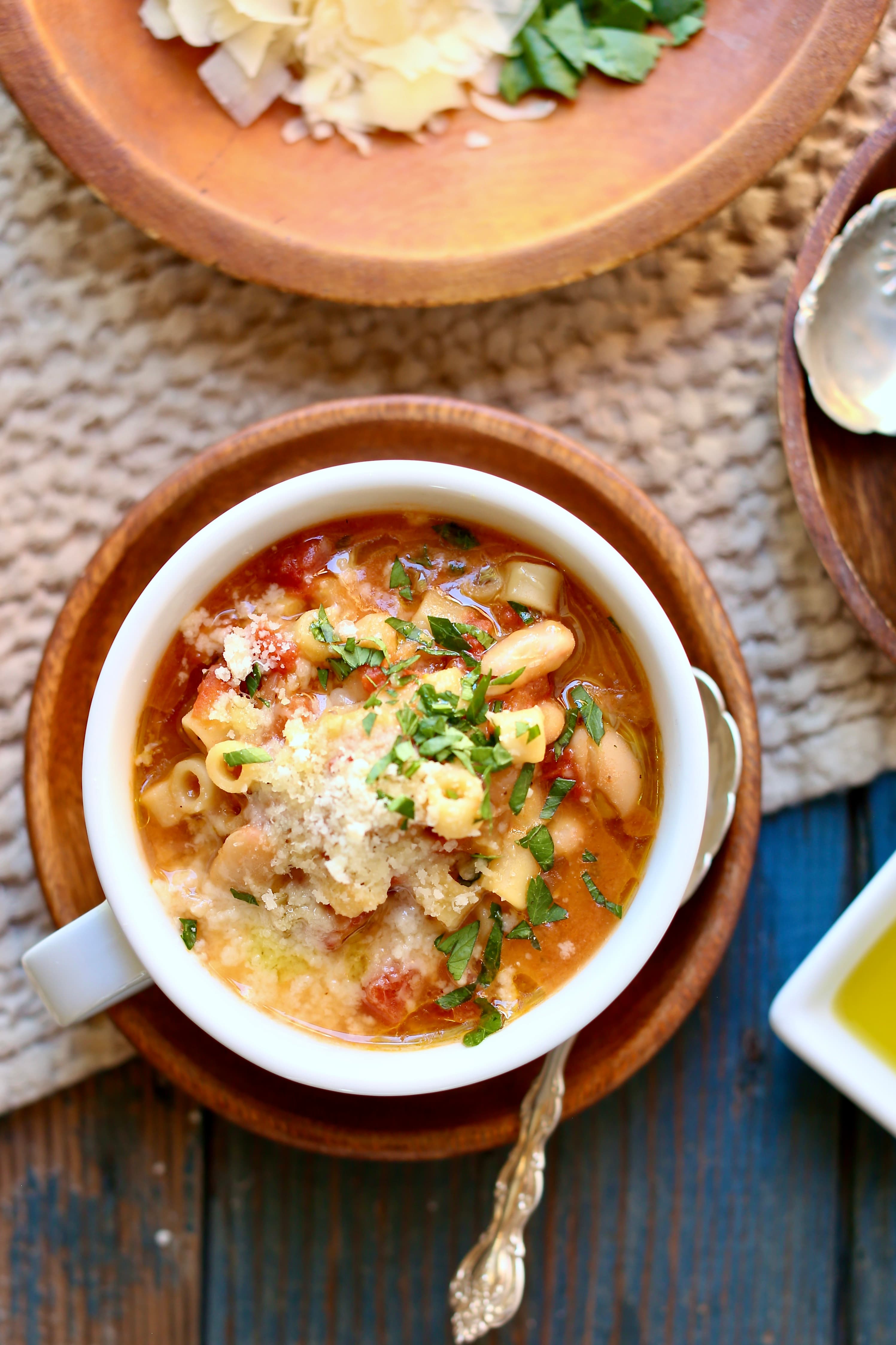 Authentic Pasta Fagioli Recipe - Studio Delicious