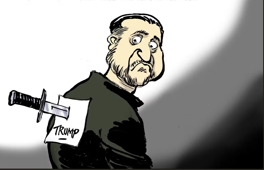 Volodymyr Zelinsky « jeté sous le bus