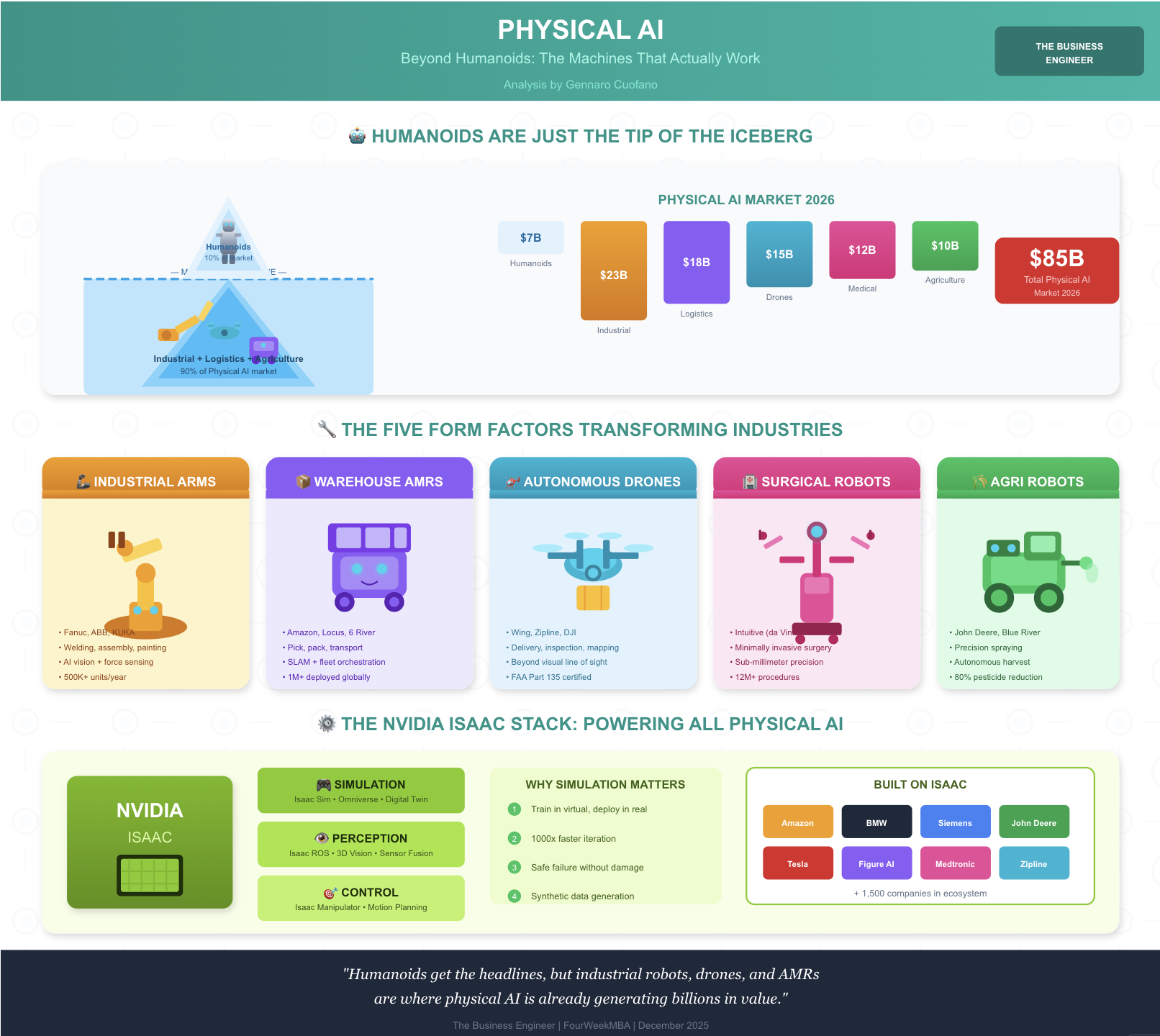 Physical AI: The $85 Billion Market Beyond Humanoids — Industrial Arms ...