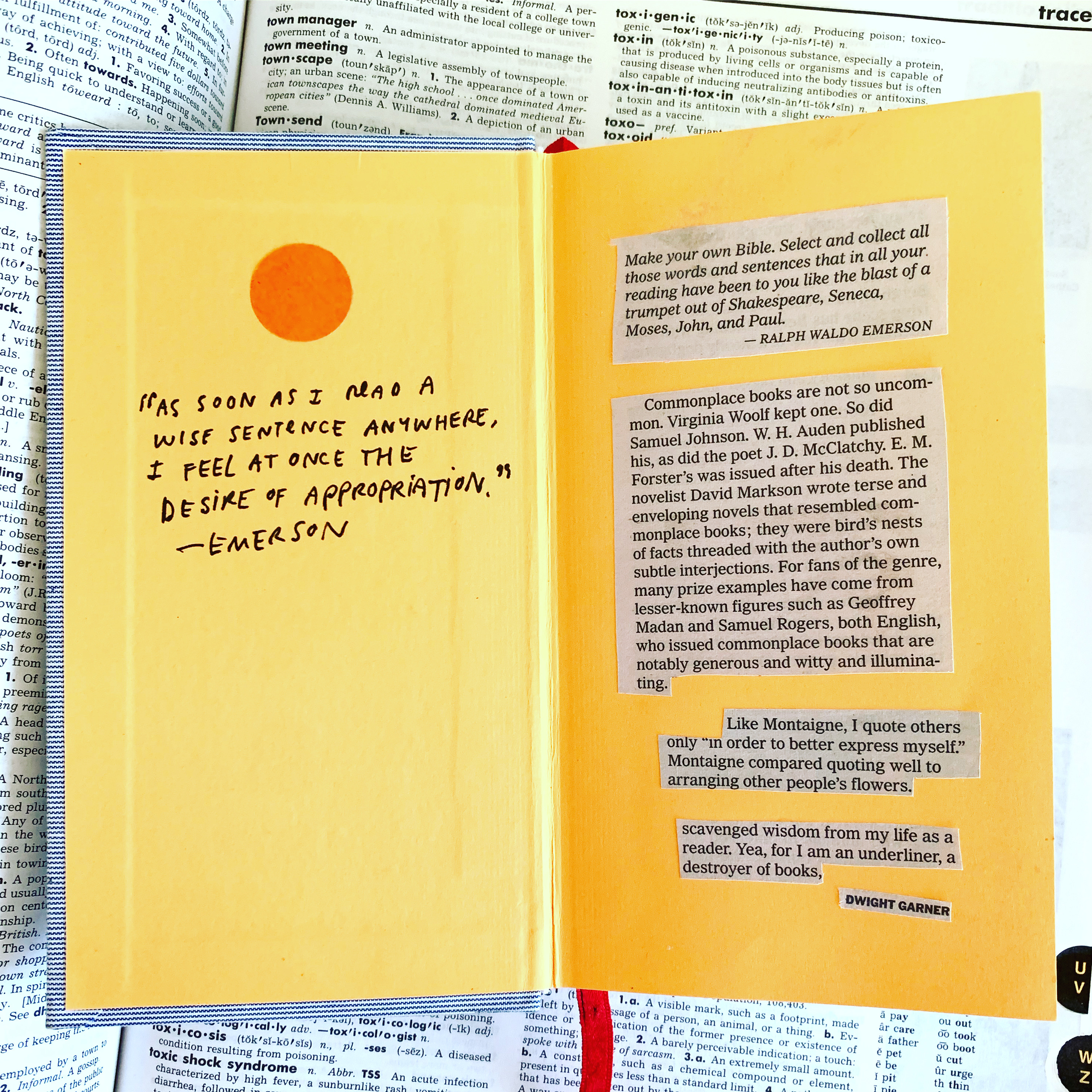 Inside my commonplace diary - Austin Kleon