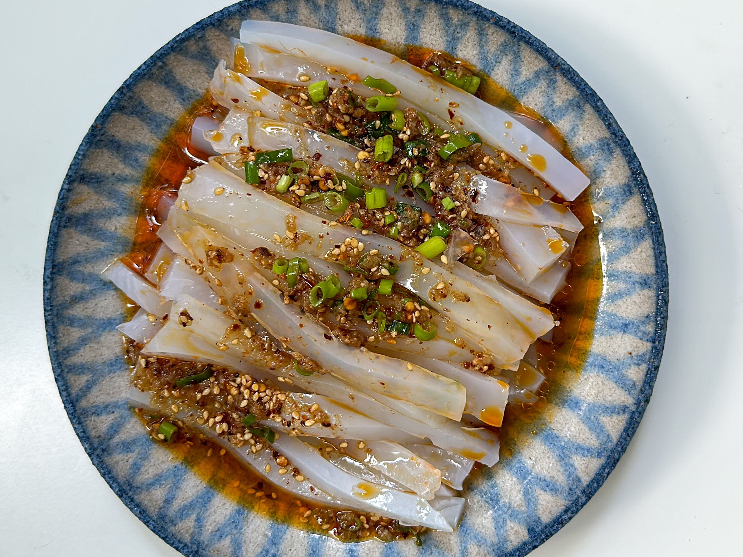 Sichuan Jelly Noodles (Liang Fen) - by Xueci Cheng