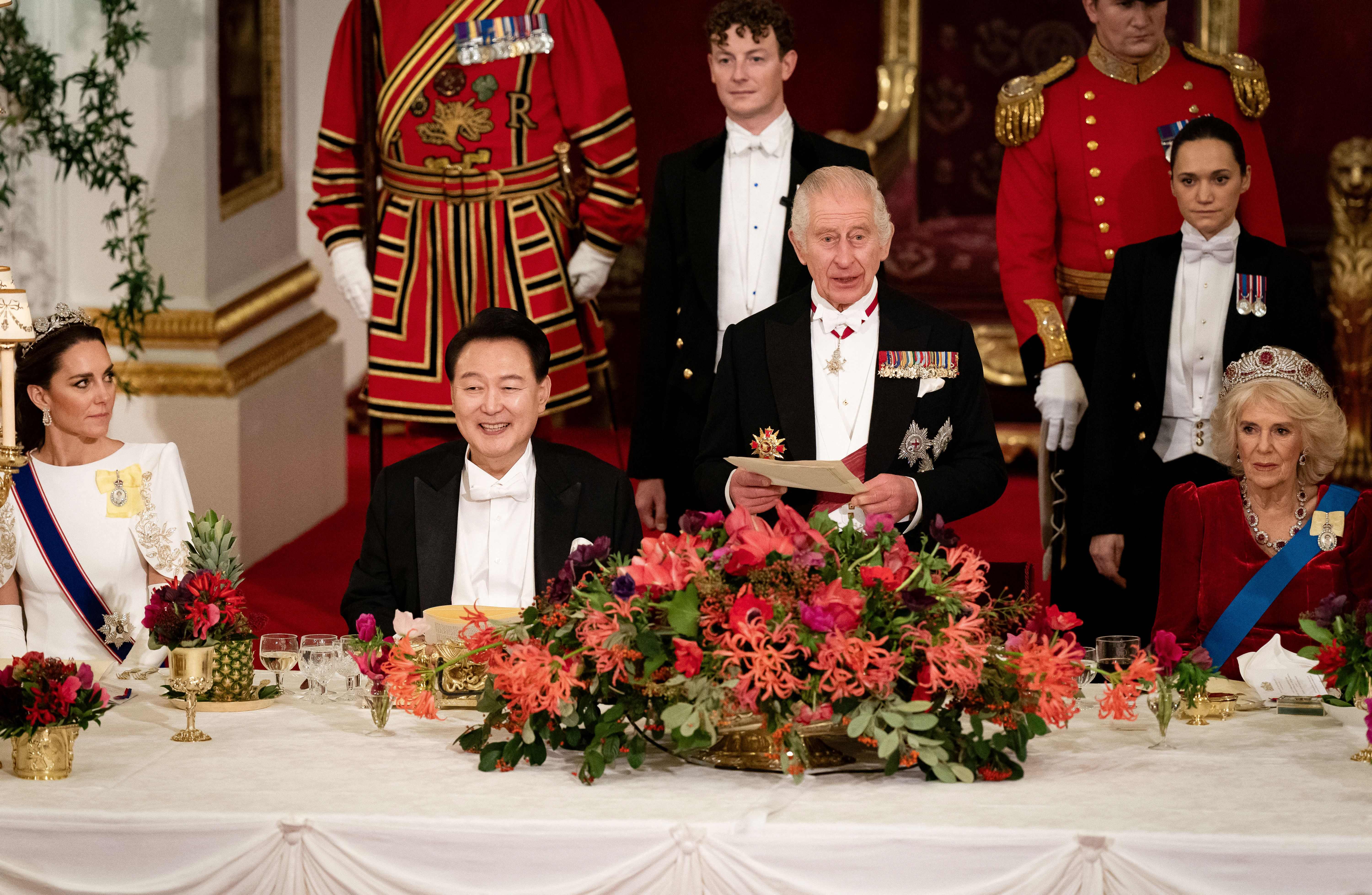 Inside a State Banquet: the menu, the flowers, the seating plan and more