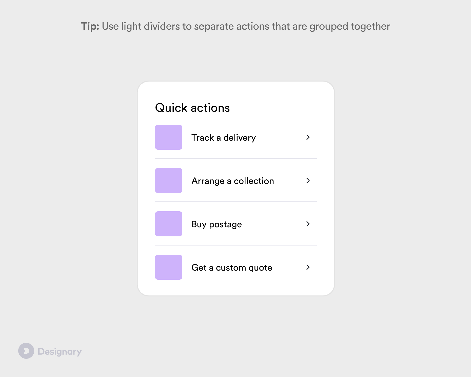 UX Tip #9: Sections, structure and visual hierarchy in UX