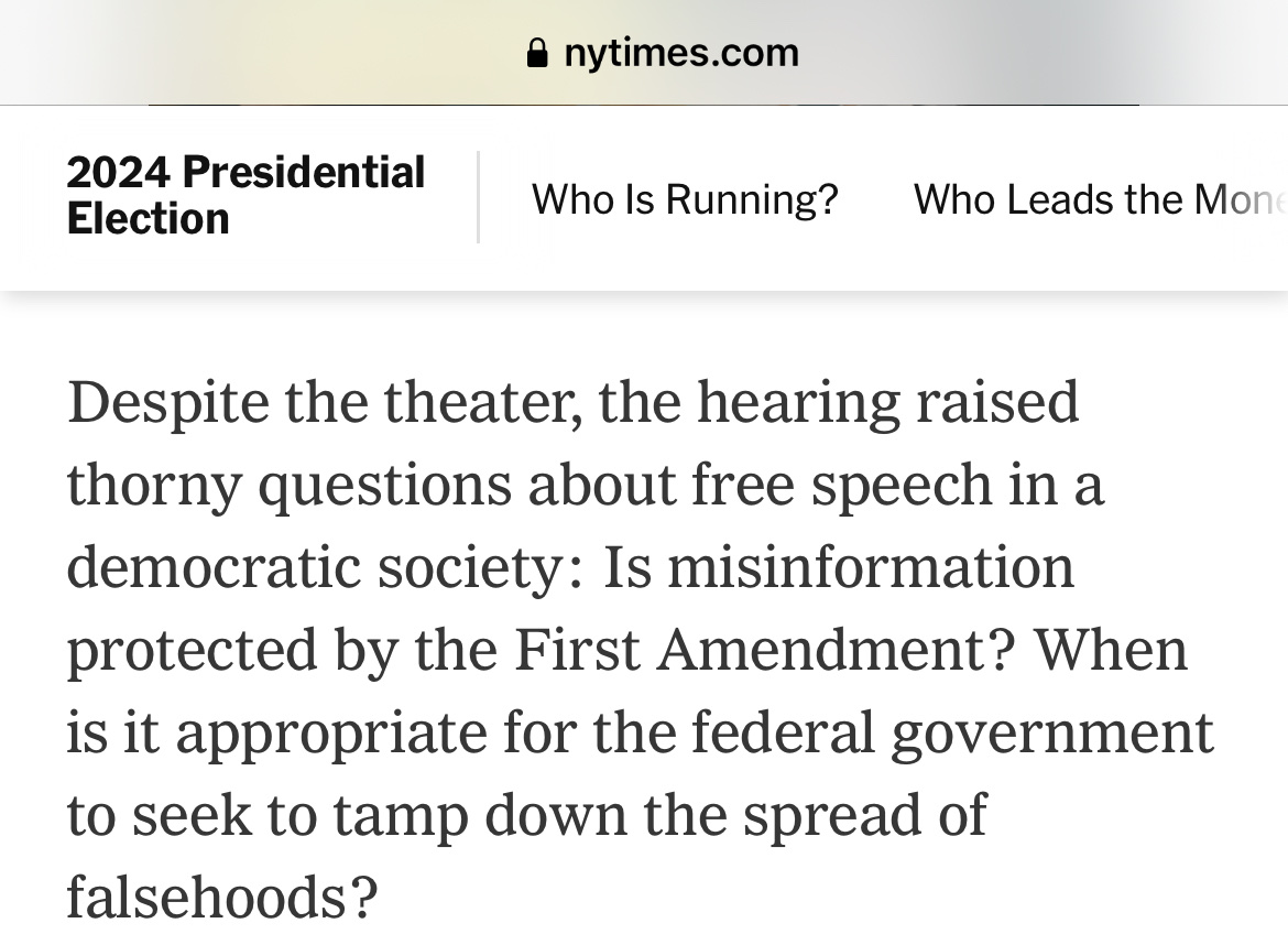 The New York Times has lost its mind. And by mind, I mean principles ...
