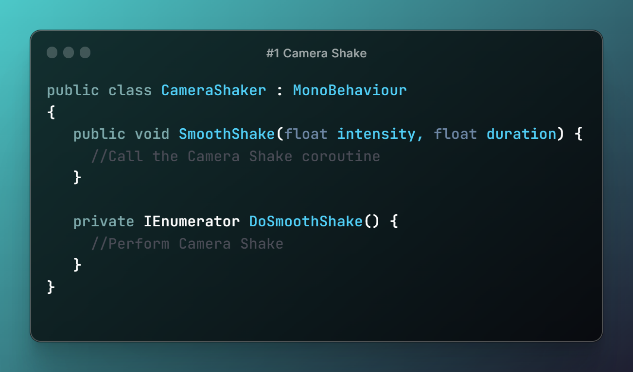 Spice Up Your Game with Screen Shake
