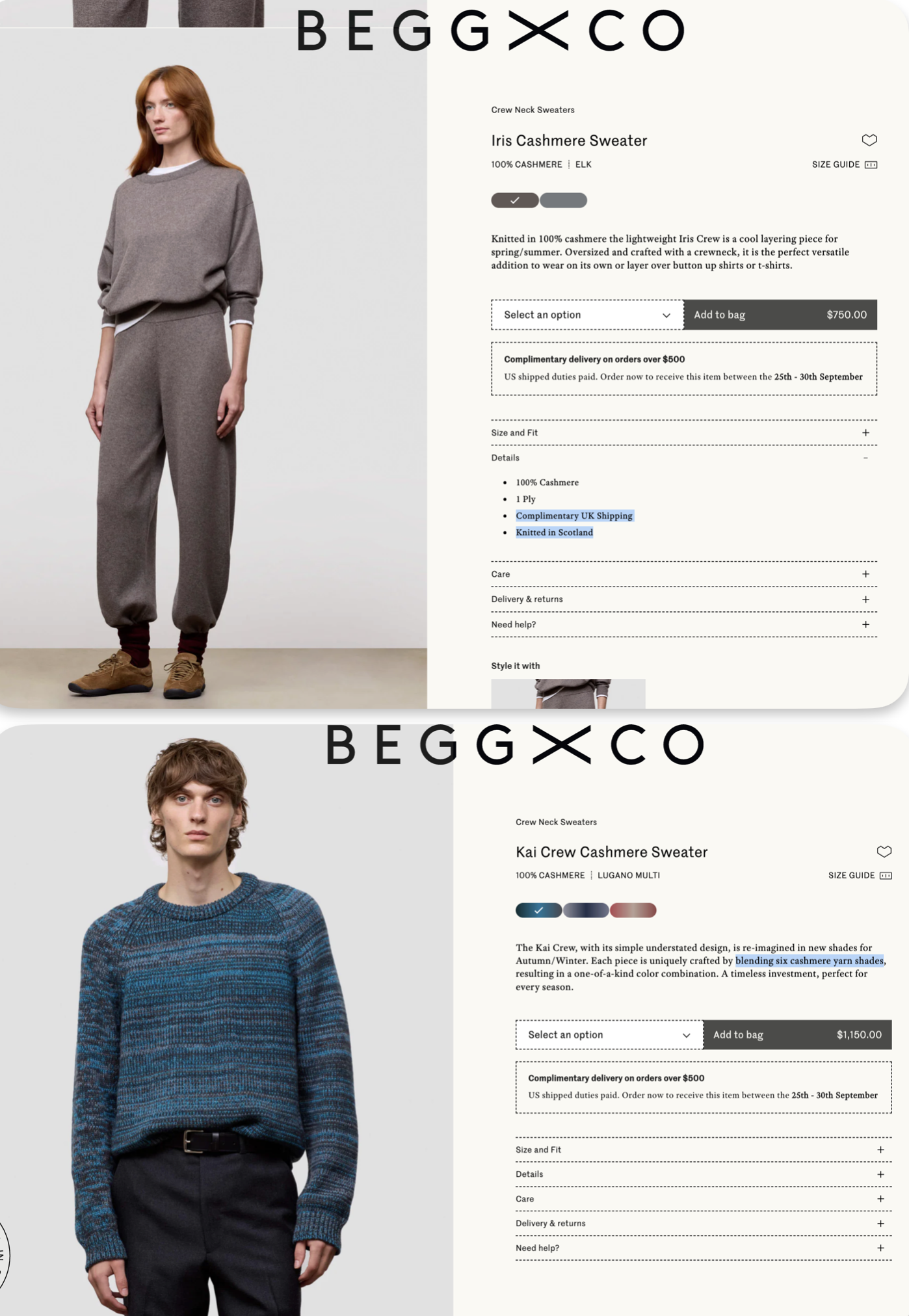 Begg x Co | The Knitwear Brand from Alex Begg’s 160-Year-Old Scottish ...