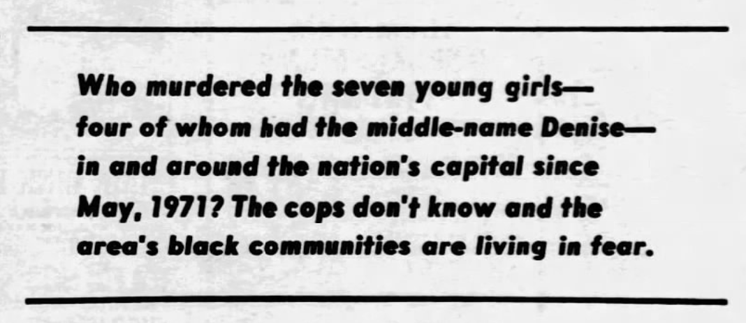 Investigating the Vicious Washington D.C. Serial Killer Known as the ...
