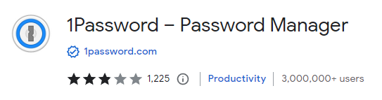 Installing and Using the 1Password Chrome Extension