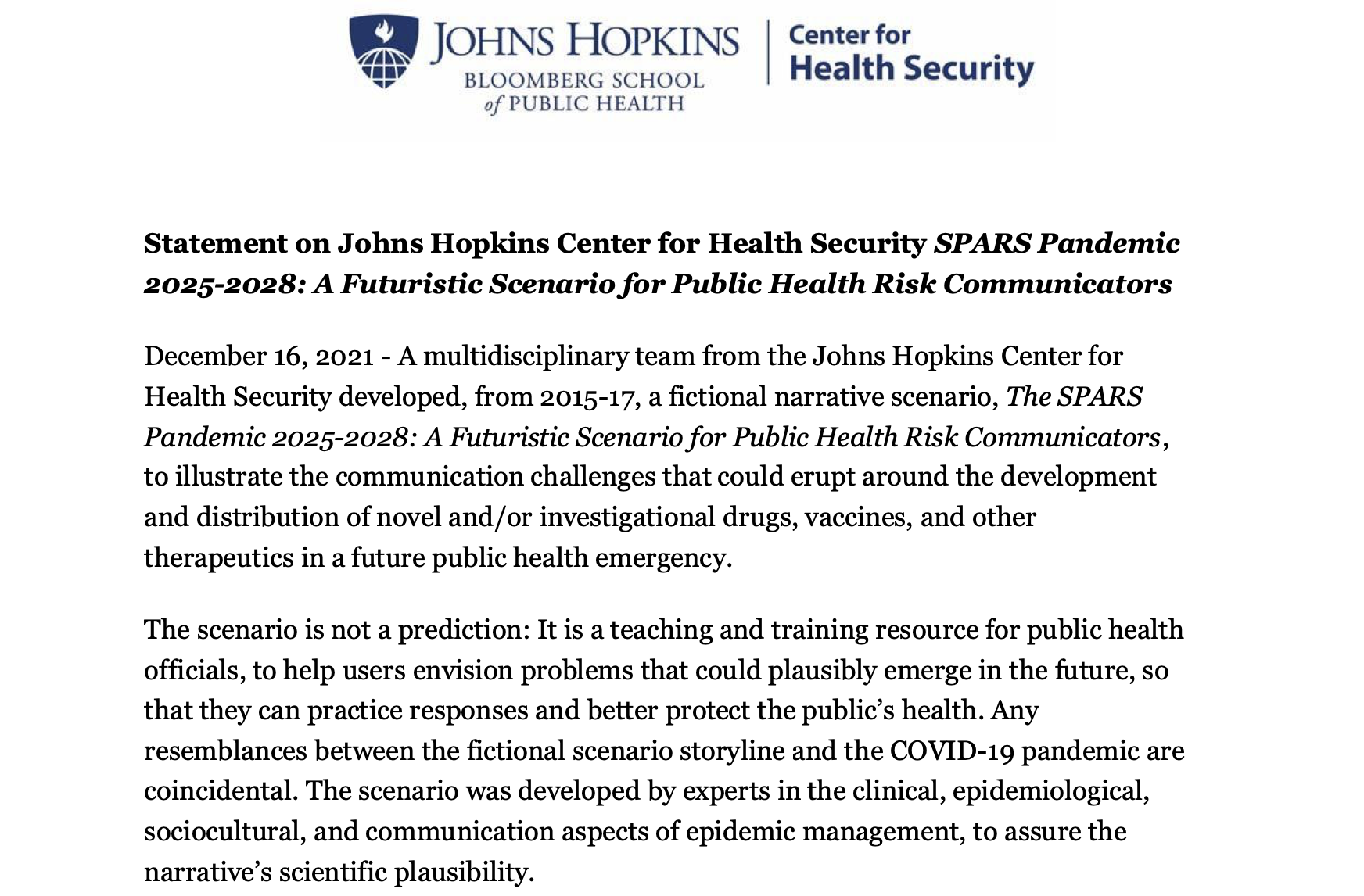 The SPARS Pandemic 2025-2028 - by Some Thinking Allowed