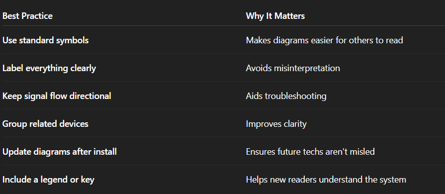 What Is an AV Signal Flow Diagram? A Beginner’s Guide