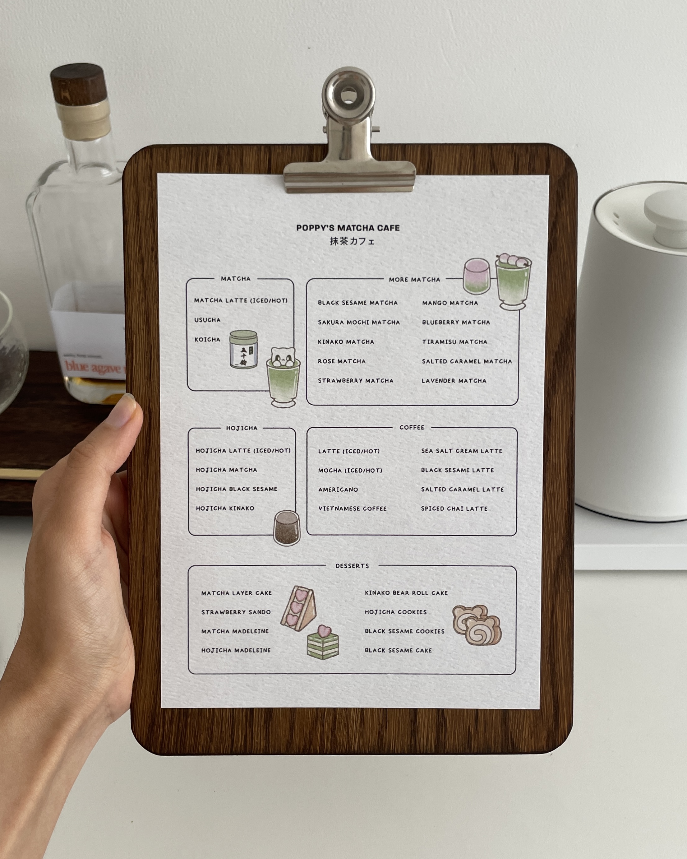 a guide to making your own cozy matcha station