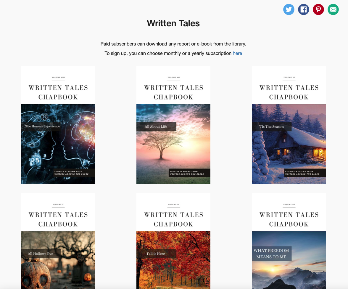 Submission Open For Written Tales vol. 9
