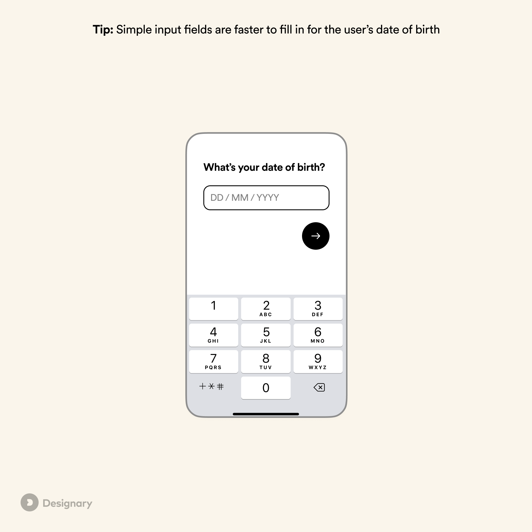 Ux Tip 17 Use Simple Input Fields For Date Of Birth