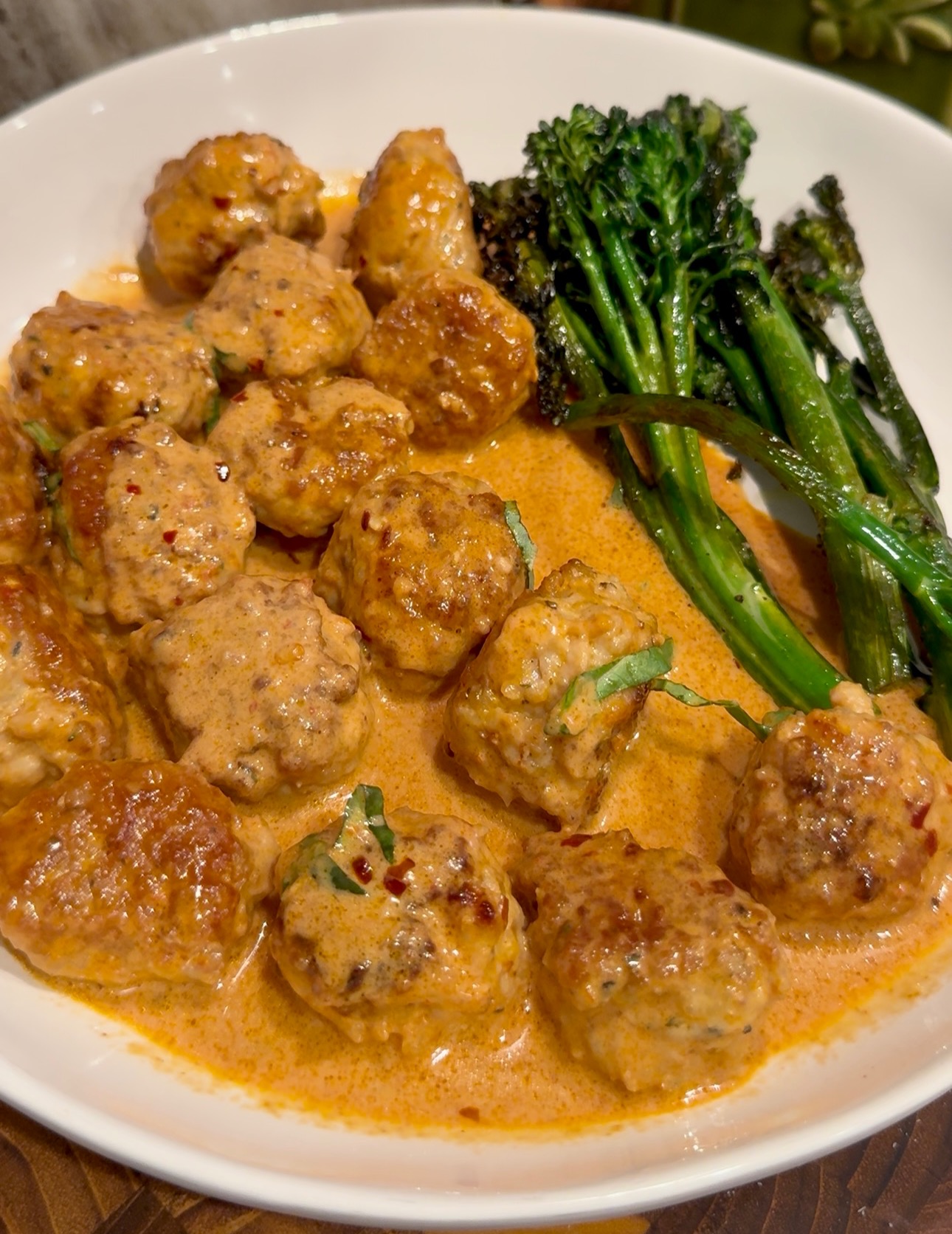 Marry Me Chicken Meatballs - Nourished by Mads