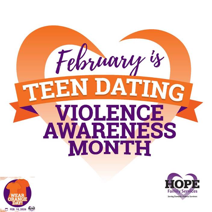 February Recognized as Teen Dating Violence Awareness Month