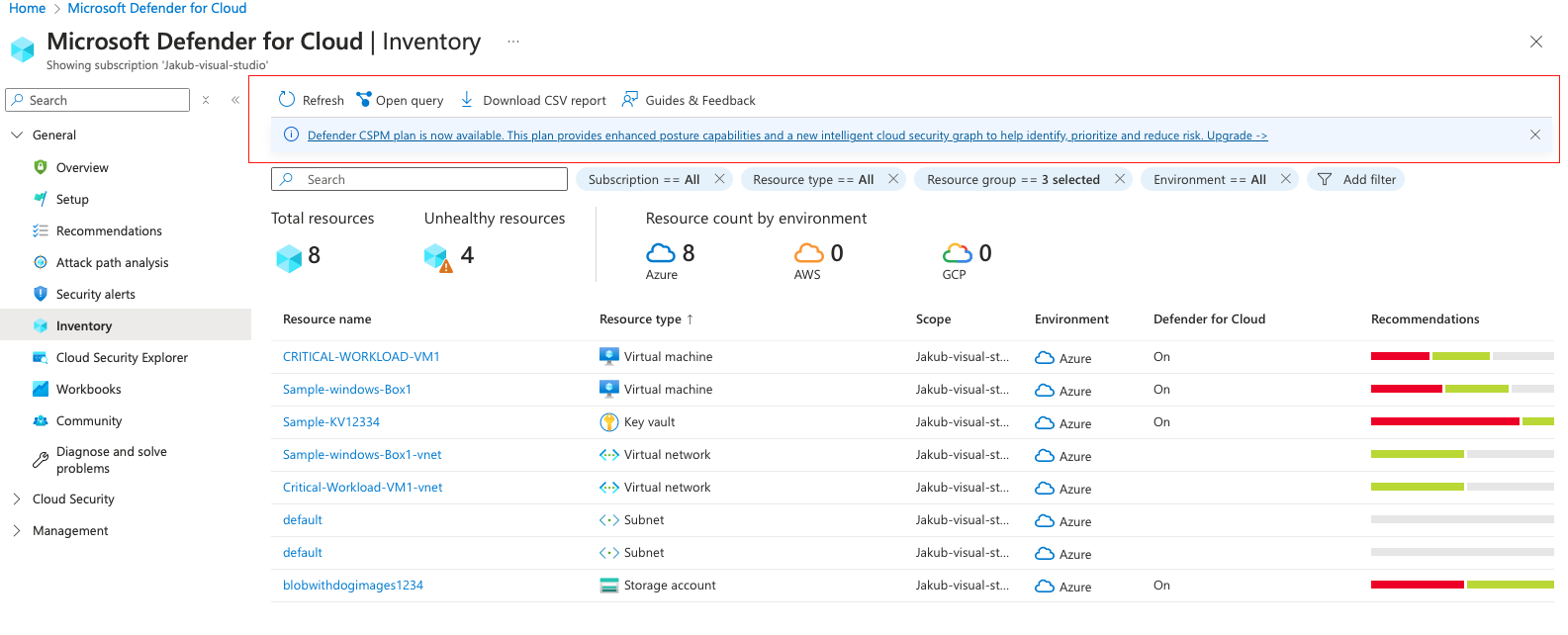 Defender For Cloud - under the hood: Resource Inventory Deep Dive