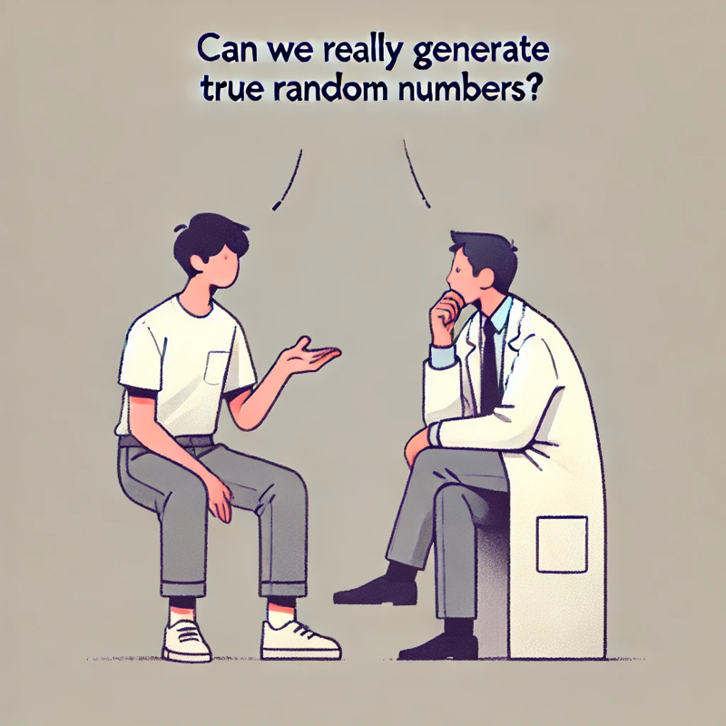 Can we really generate true random numbers? - by Mayur H