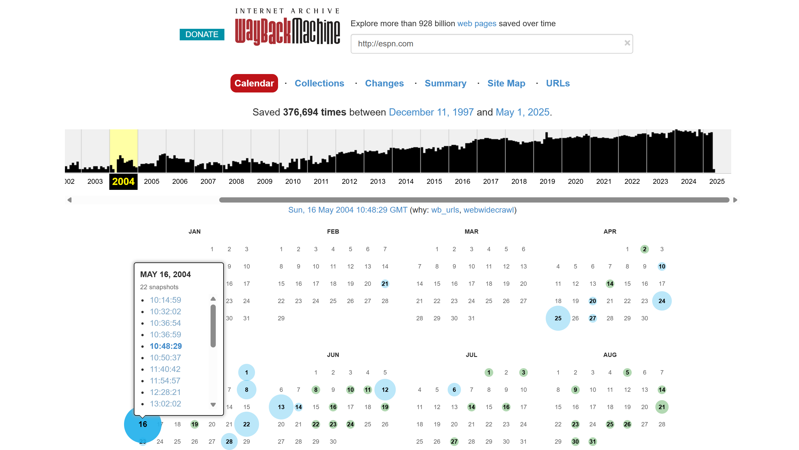 Scraping Historical Data From the Wayback Machine