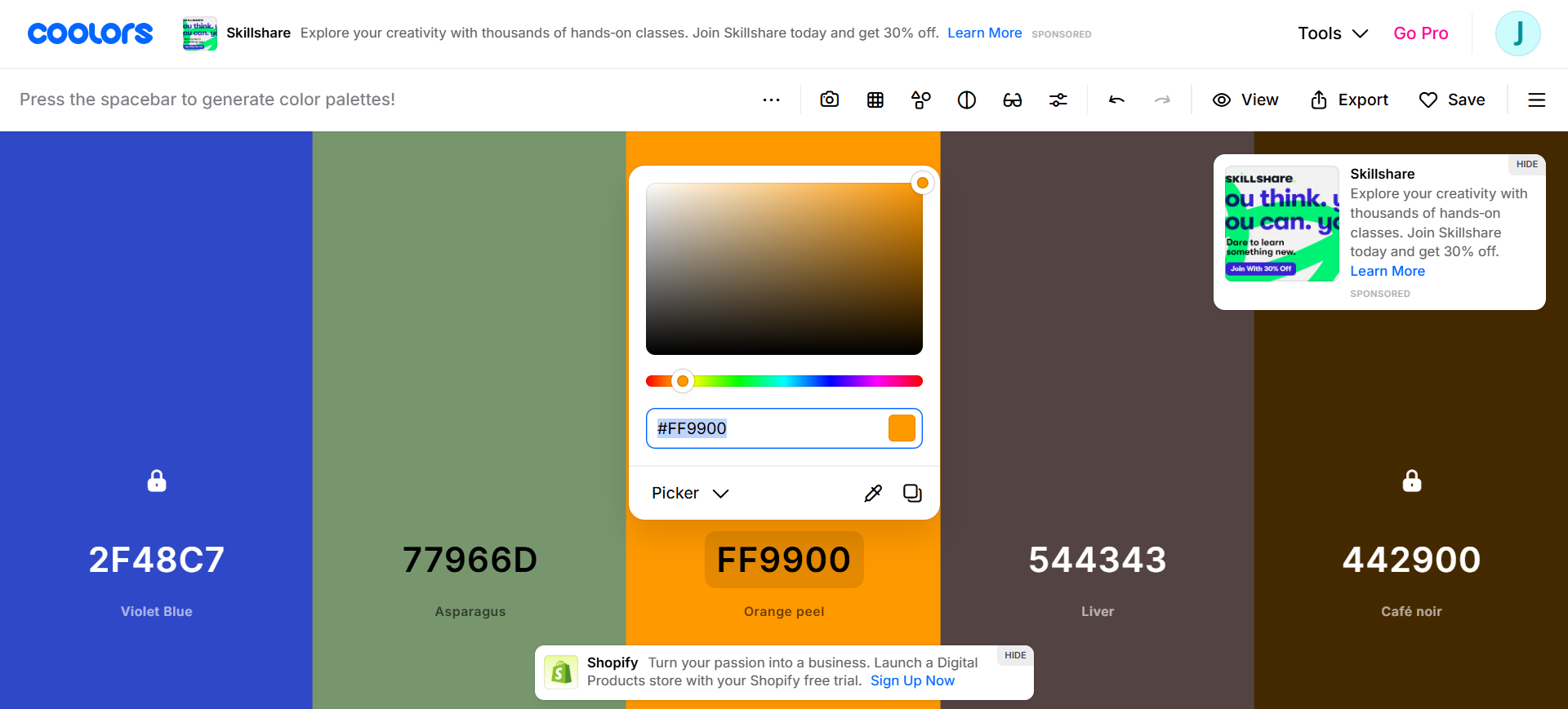 How I Choose Color Palettes in Digital Art: Using Coolors