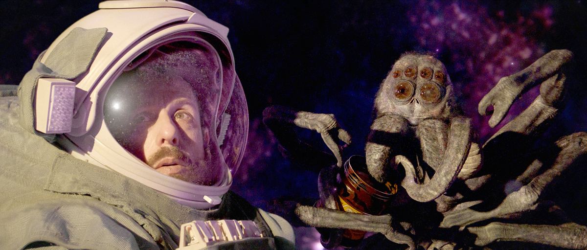 Adam Sandler and a Giant Spider Make Beautiful Music in 'Spaceman'