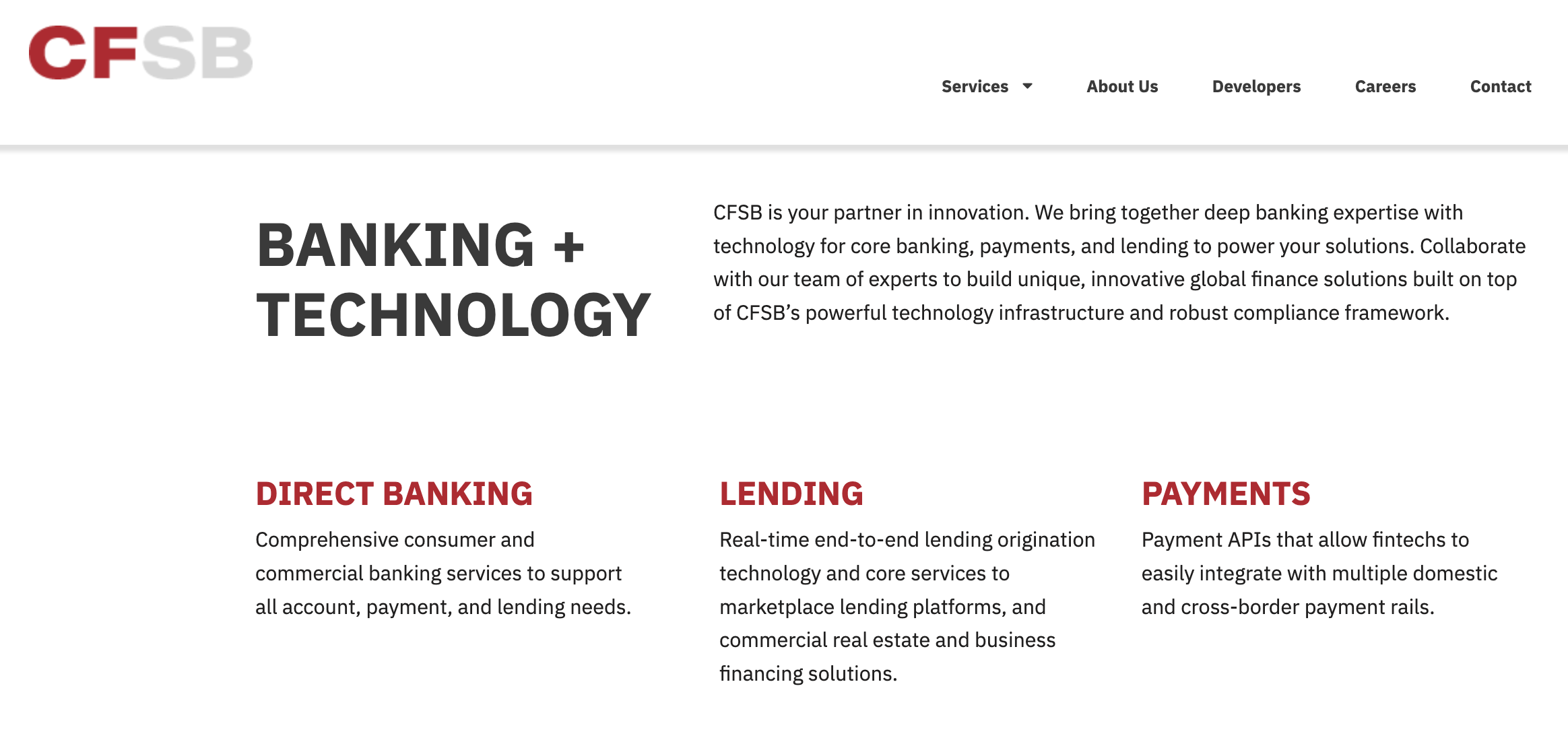 Have CFSB's Sprawling Fintech Partnerships Caught Up With The Tiny New ...