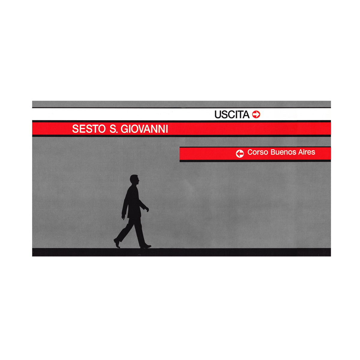 Milan Metro, Bob Noorda, 1962 – Logo Histories