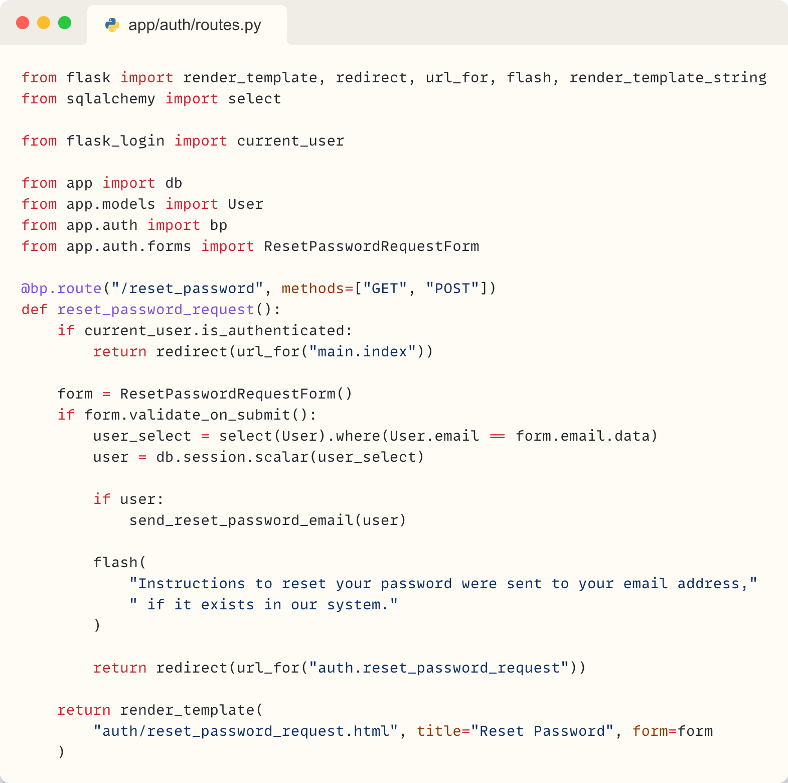 Yet Another Password Reset Tutorial in Flask