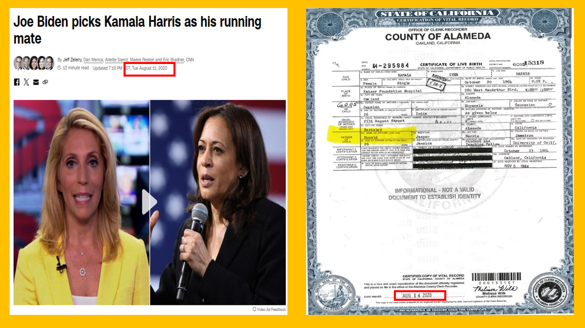 The Tale of the Two Birth Certificates