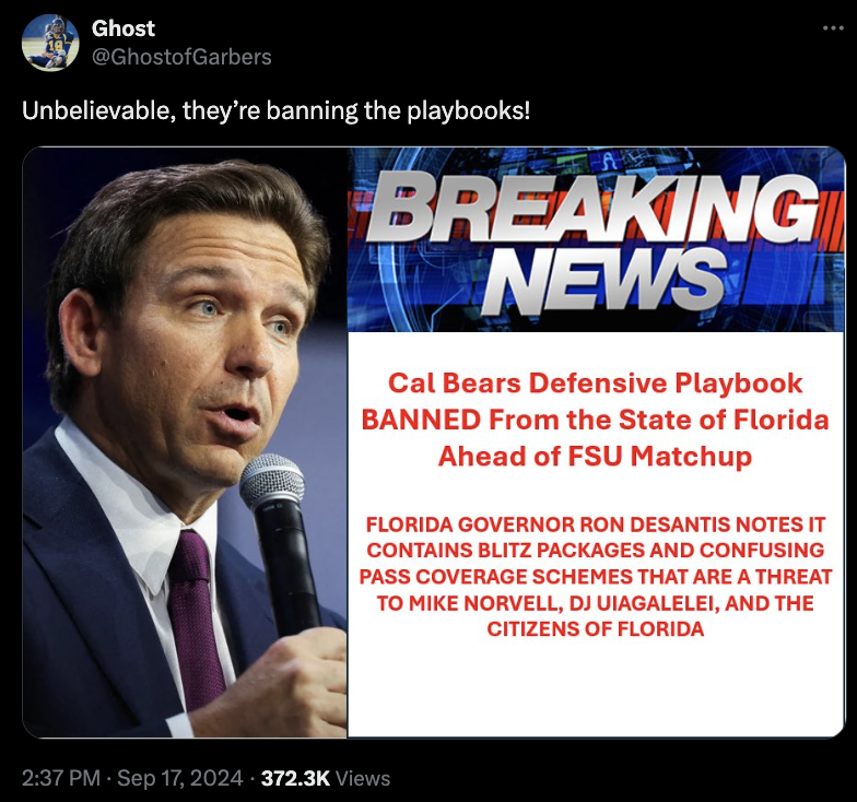 The best of the Calgorithm: Top Cal Twitter memes from Florida State week