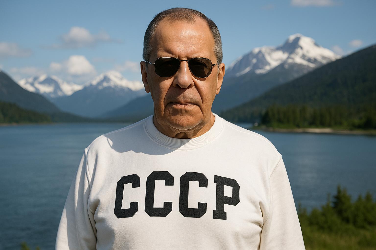 Lavrov’s CCCP Sweater in Alaska Signals the Return of Empire
