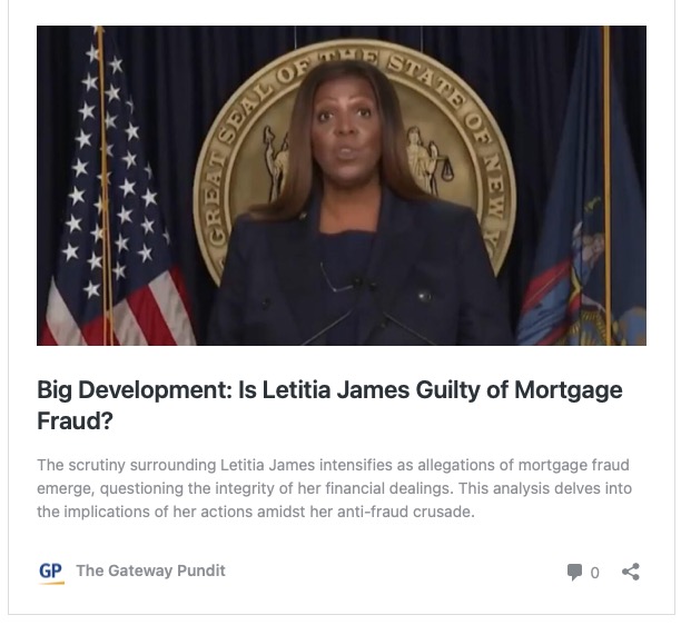 Mortgage Fraud Alert: Did Letitia James Marry Her Father?